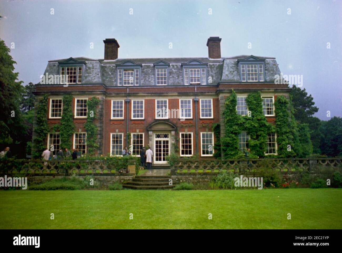 Trip to Europe: England, Chelwood Gate: President Kennedy at Birch Grove House with Prime ...