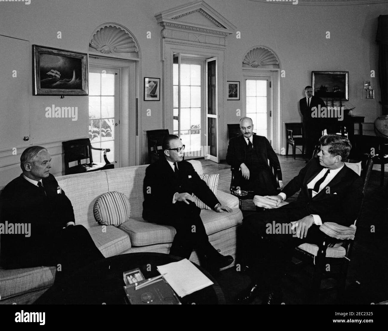 Meeting with Kai-Uwe von Hassel, Minister of Defense of West Germany ...