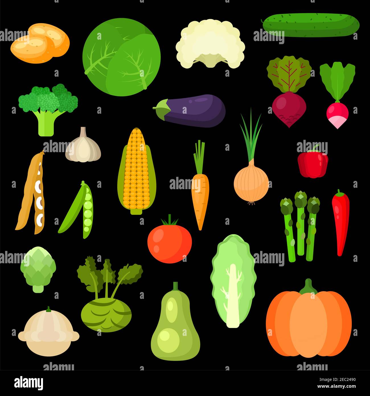 Corn, bean, and squash Stock Vector Images - Alamy