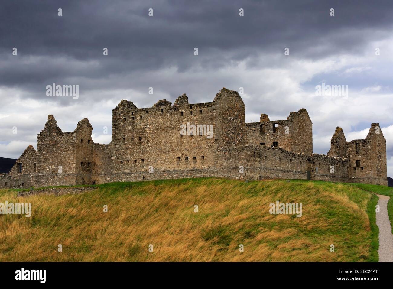 Ruthven Barracks, Kingussie, Scotland. Fortified barracks built in 1719 ...