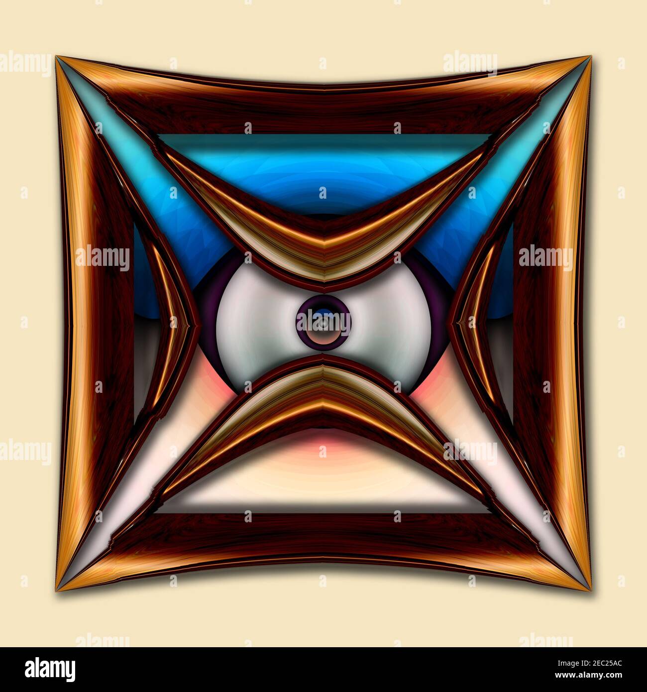 3D rendering combo creative graphics artwork with plastic and metallic ...