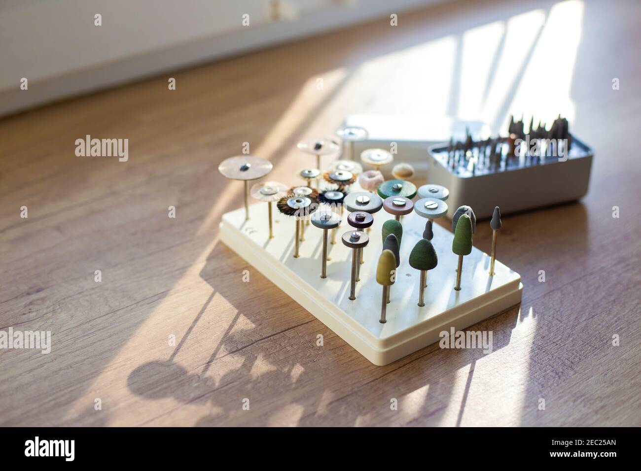 Dental tools. Checking and dental treatment in a dental clinic ...