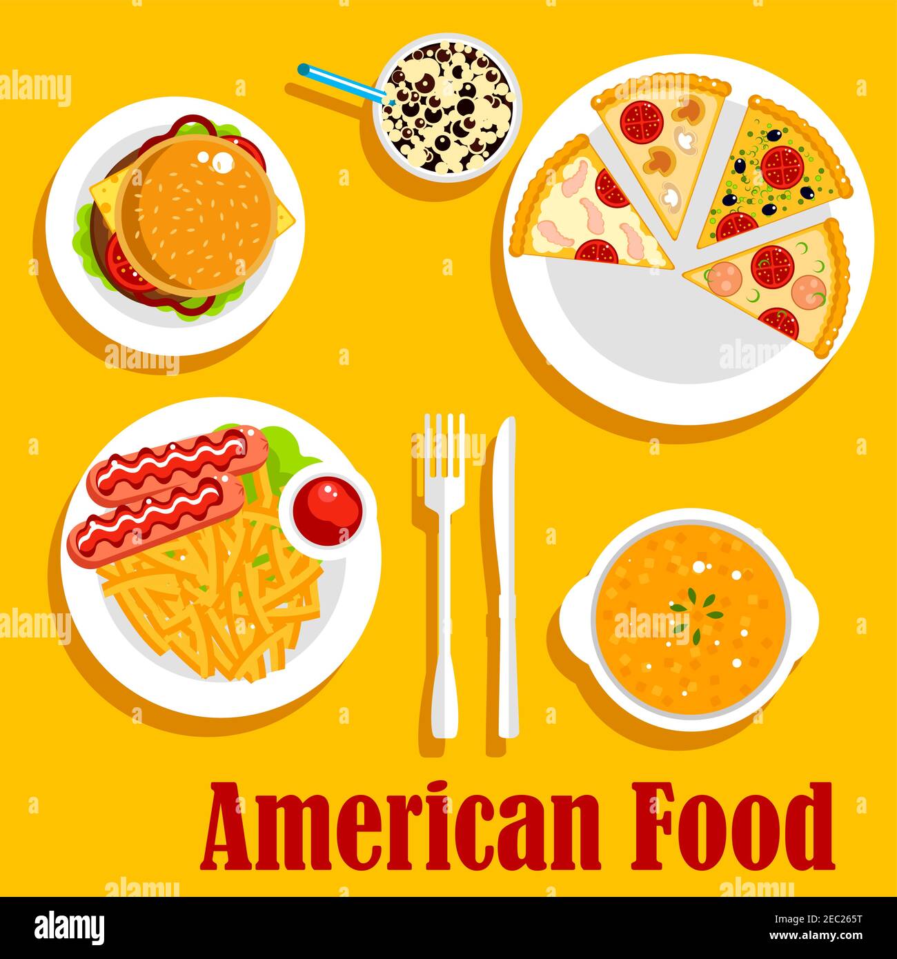 Pepperoni french fries Stock Vector Images - Alamy