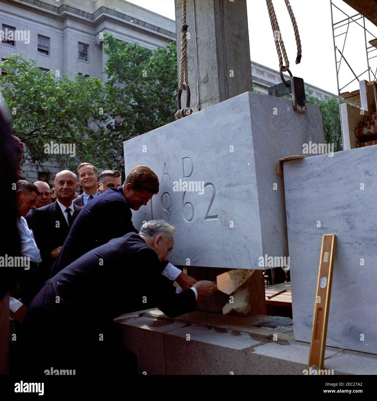 Cornerstone Laying Ceremony, Rayburn House Office Building, 10:28AM ...