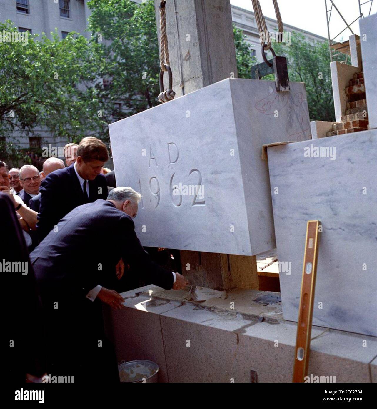 Cornerstone Laying Ceremony, Rayburn House Office Building, 10:28AM ...