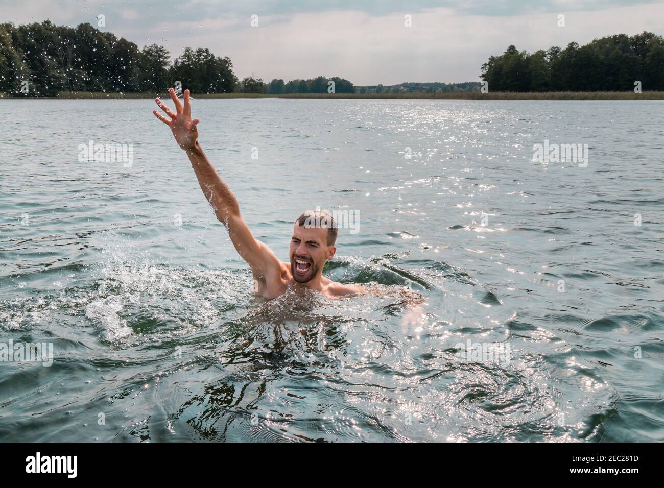 Drowning Man High Resolution Stock Photography and Images - Alamy