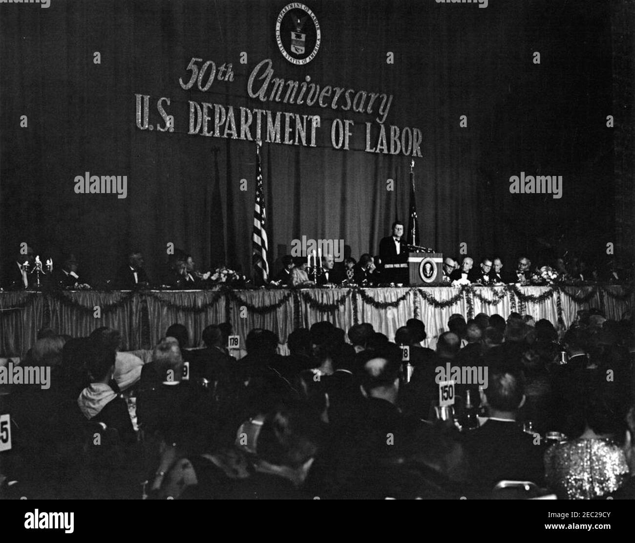 Former secretary labor james p mitchell hi-res stock photography and ...