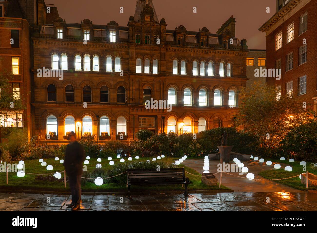 Mersey Chambers and St Nicholas's Gardens, off Chapel St, Liverpool ...