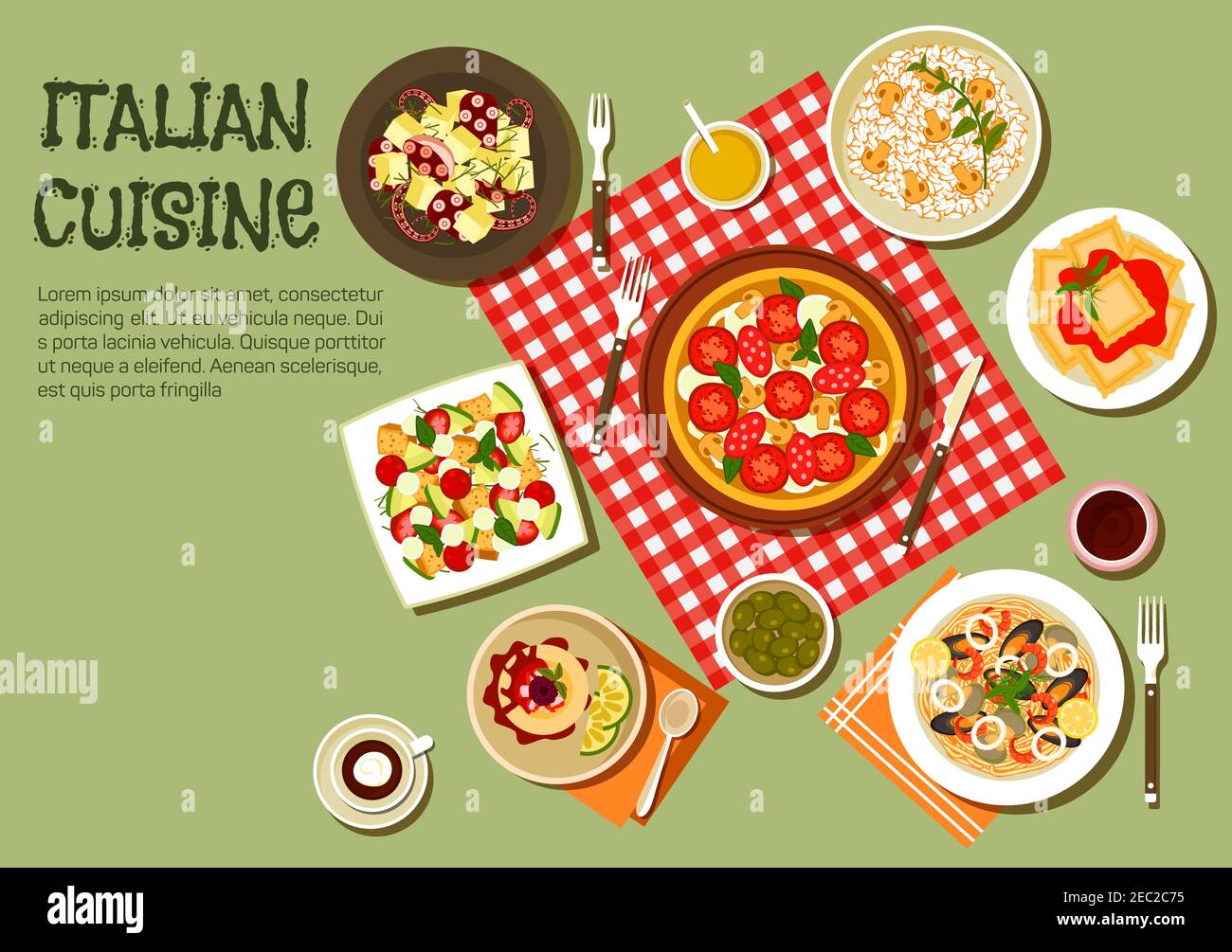 Clam dishes Stock Vector Images - Alamy