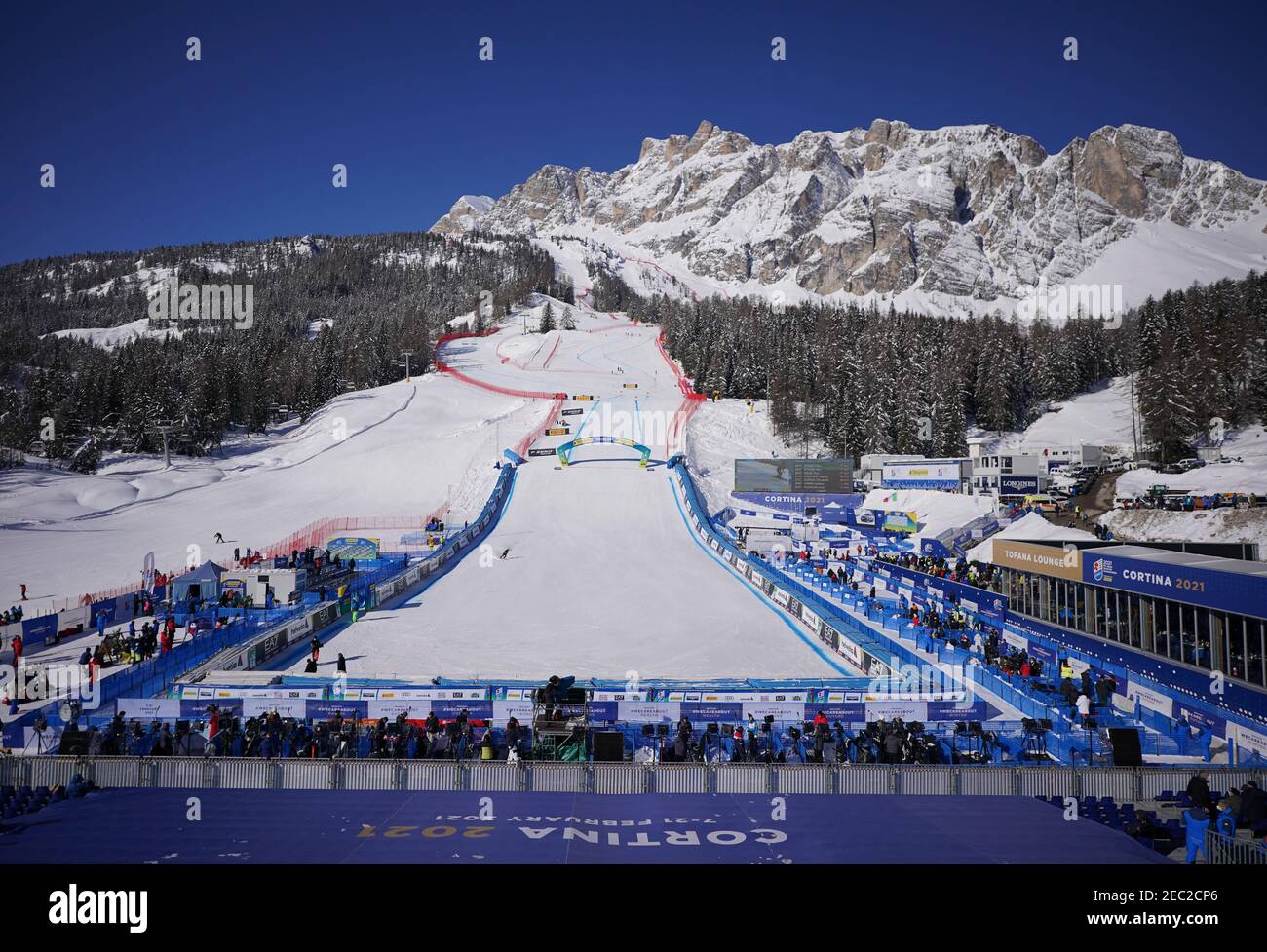 Cortina, Italy. 13th Feb, 2021. D´ampezzo: Alpine skiing, World ...
