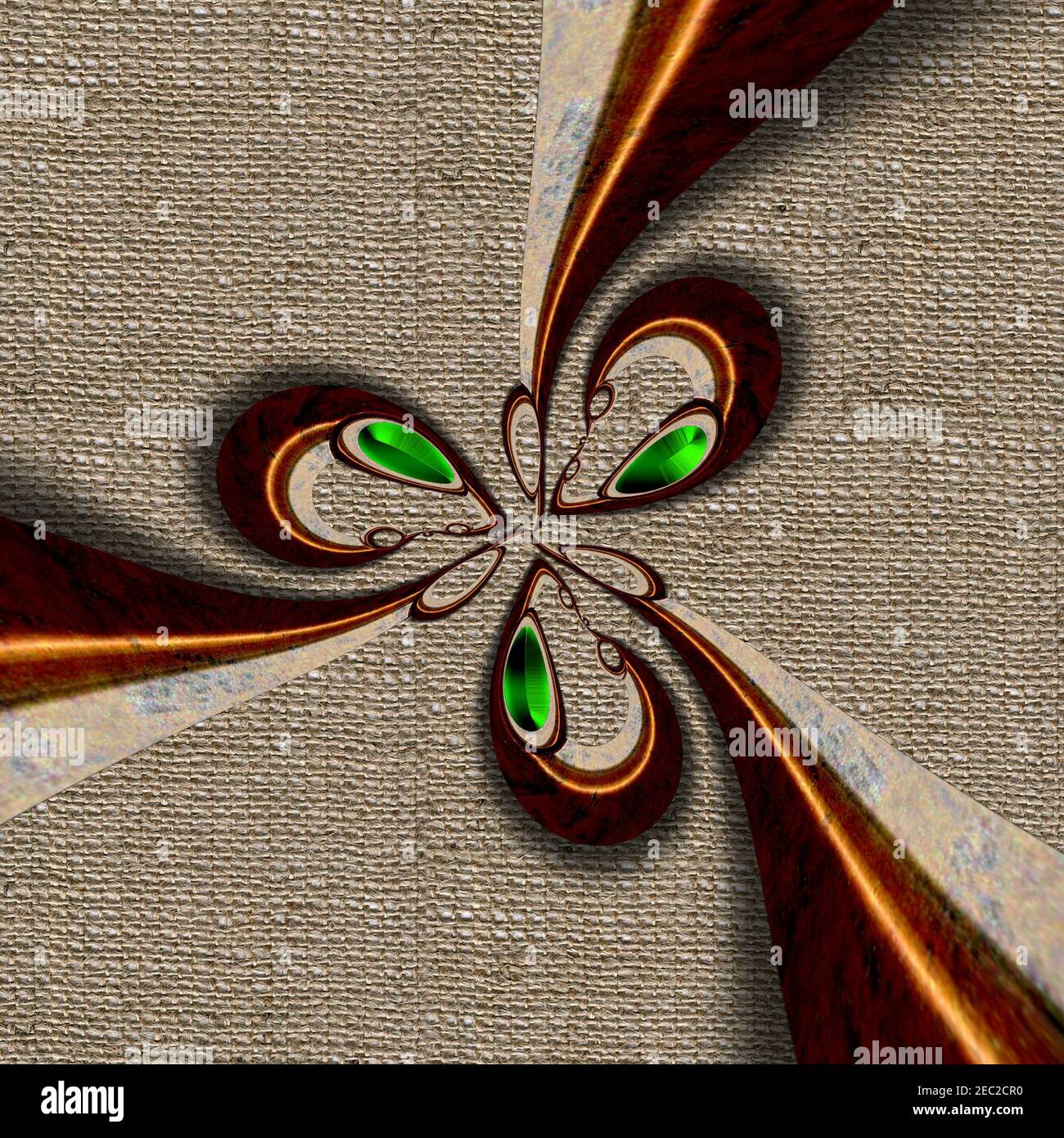 3D rendering combo creative graphics artwork with plastic and metallic ...