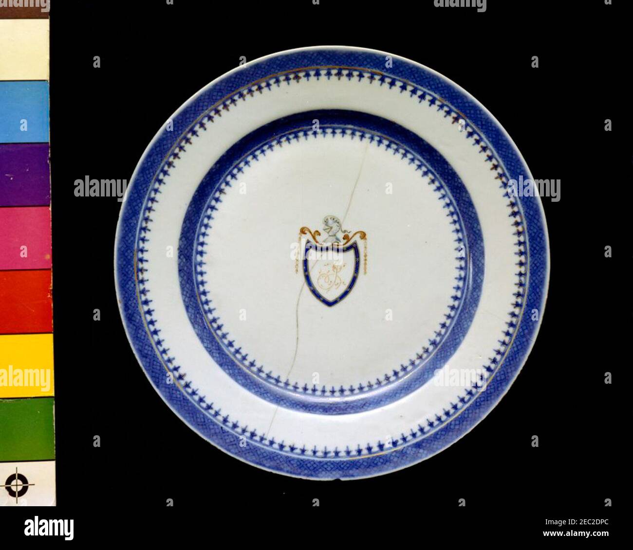 White House China. Plate from the service of President Thomas Jefferson ...
