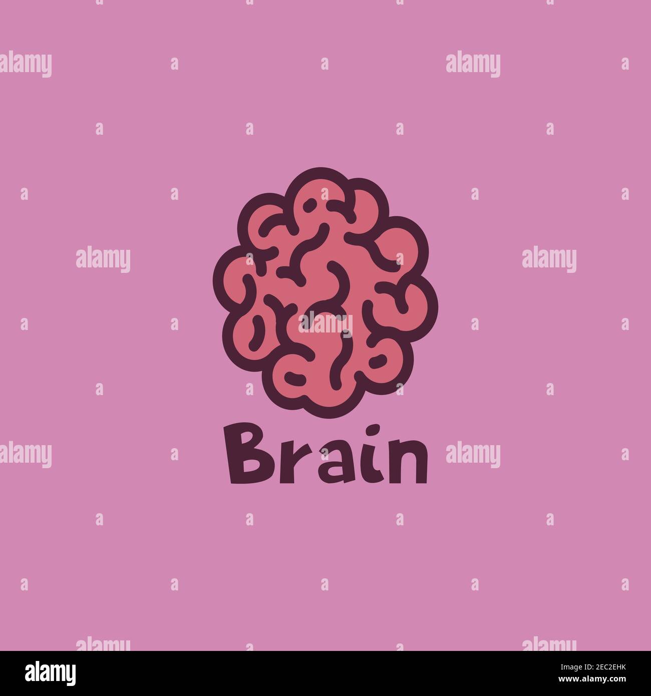 Cartoon head brain symbol hi-res stock photography and images - Alamy