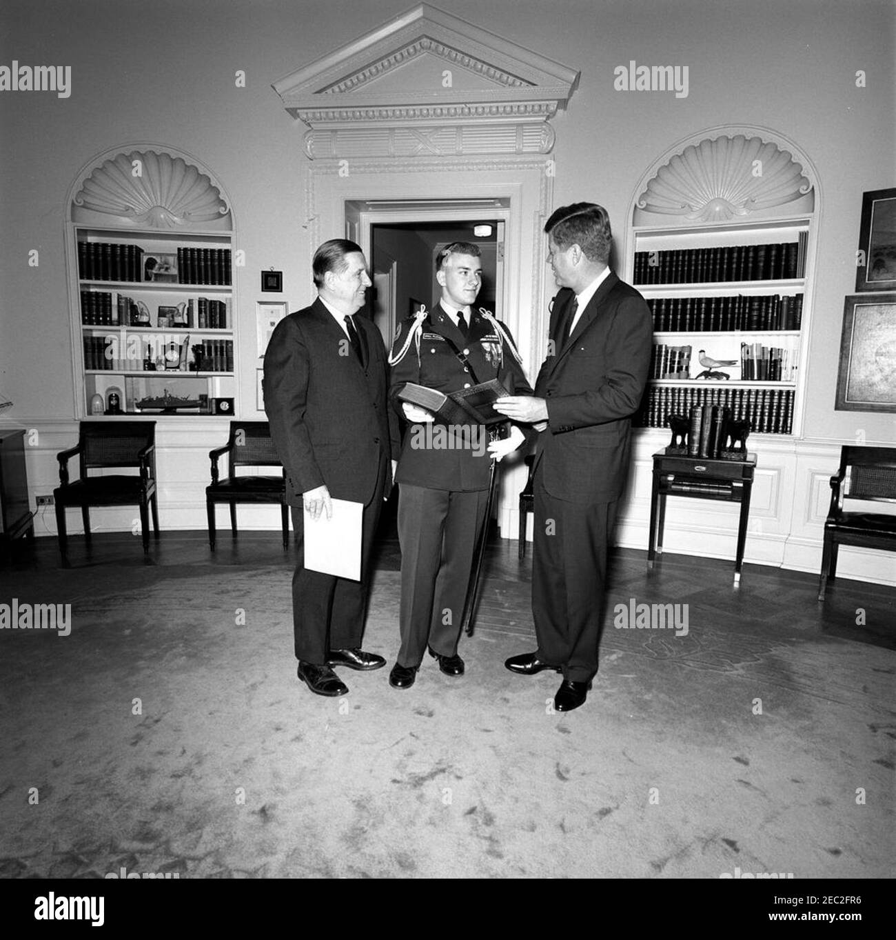 Visit of Lt. Col. Terry Entner, a Calumet (Illinois) High School ...