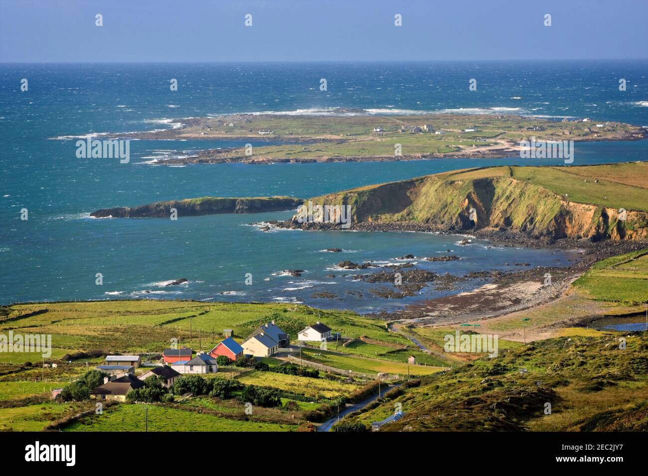 Beach windy day ireland hi-res stock photography and images - Alamy