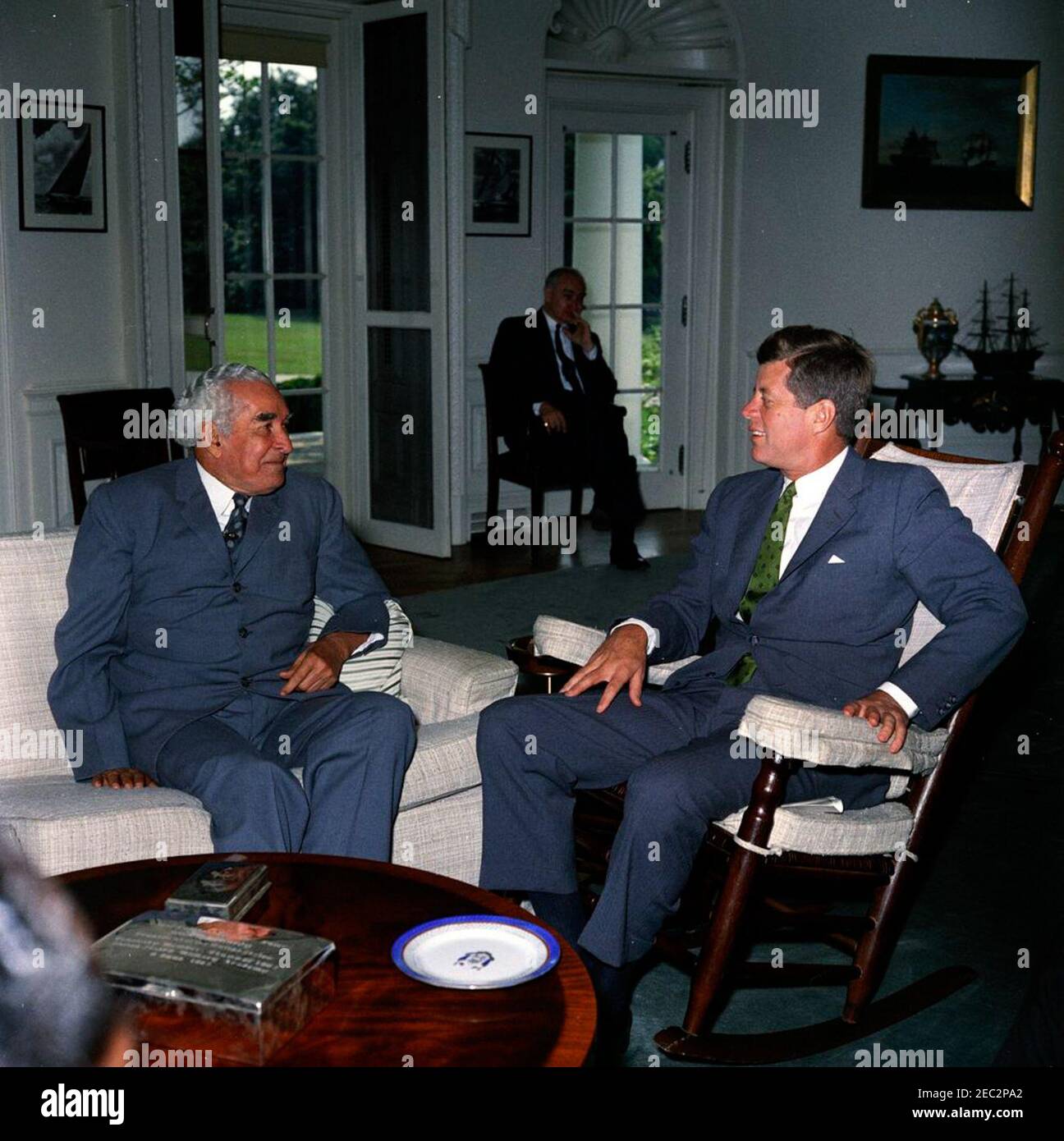 Meeting with Sir Alexander Bustamante, Premier of Jamaica, 10:04AM ...