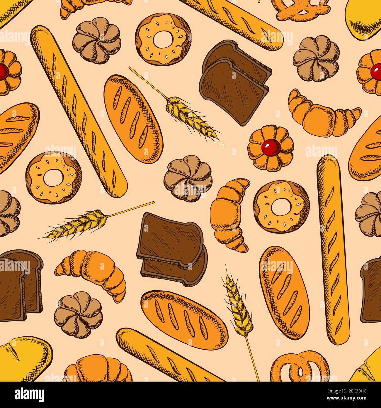 Multigrain cookies Stock Vector Images - Alamy