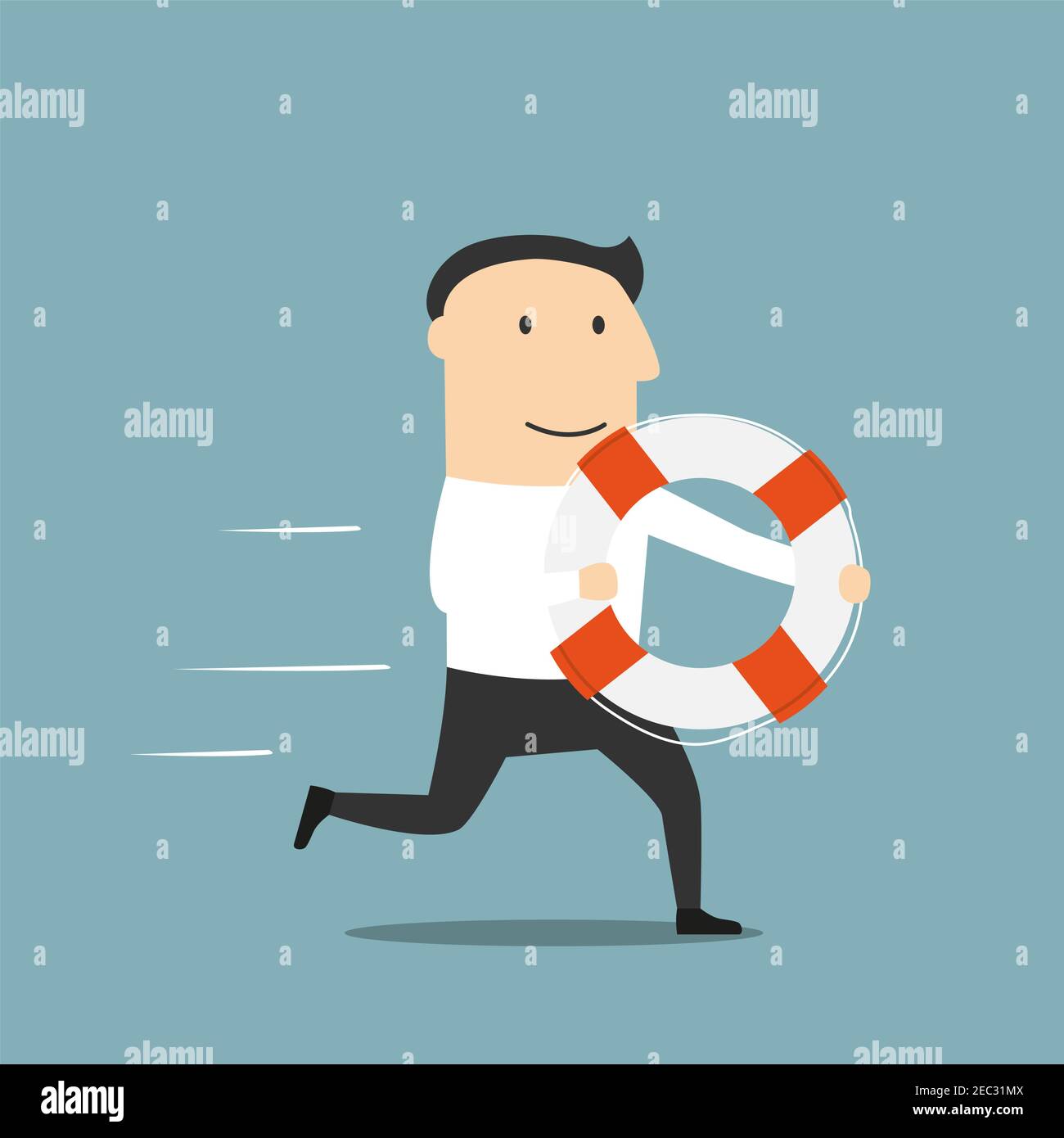 Financial survival cartoon Stock Vector Images - Alamy