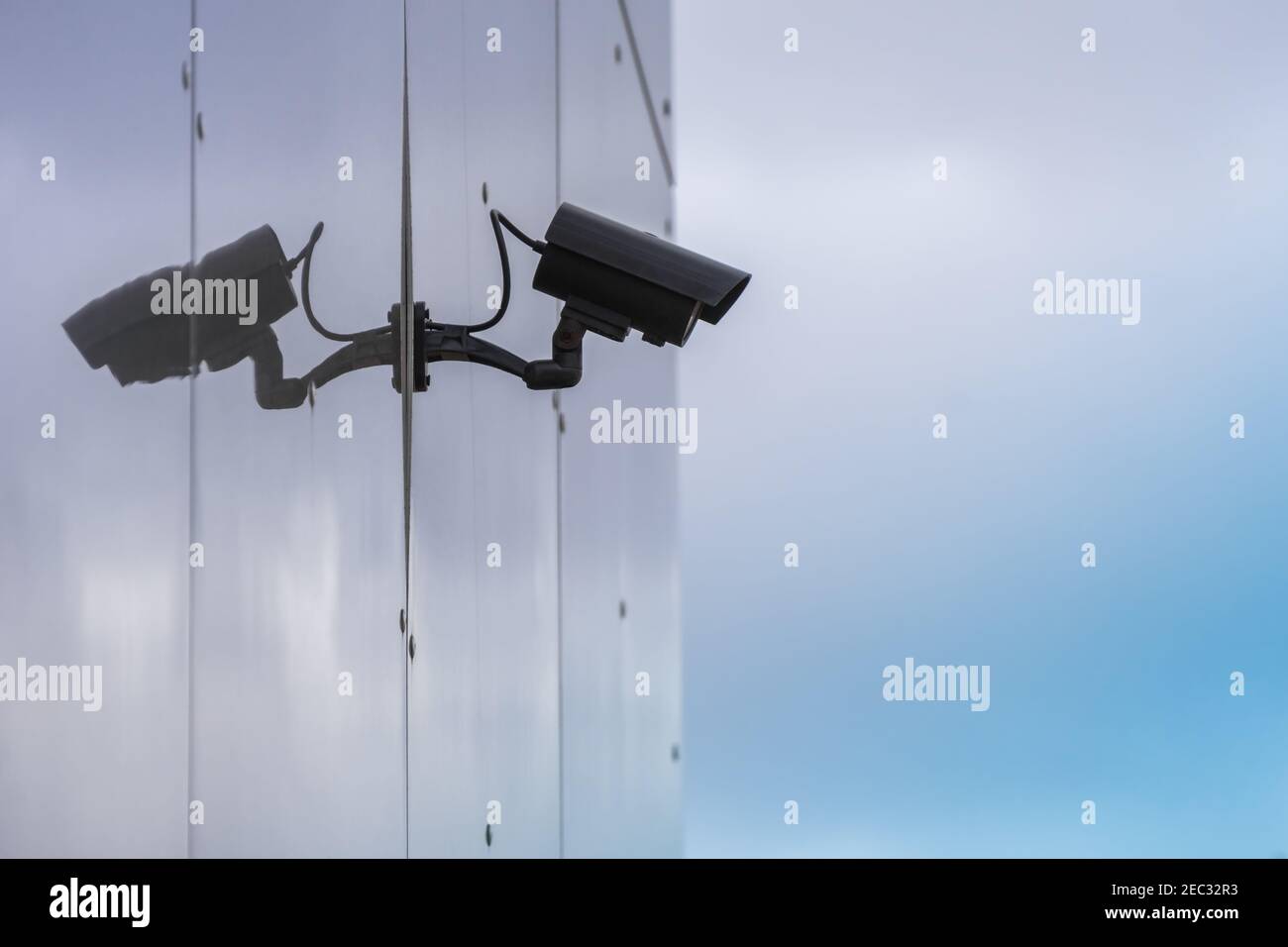 Cctv camera reflection hi-res stock photography and images - Alamy