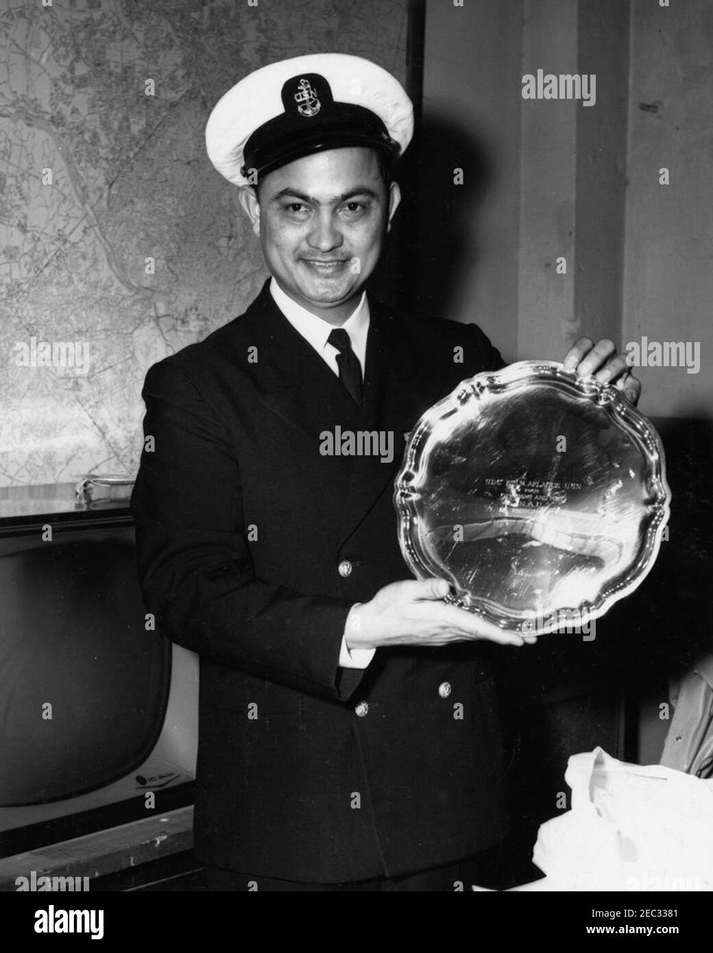 Retirement ceremonies for SDC Enrique S. M. Aflague, USN (prints only ...