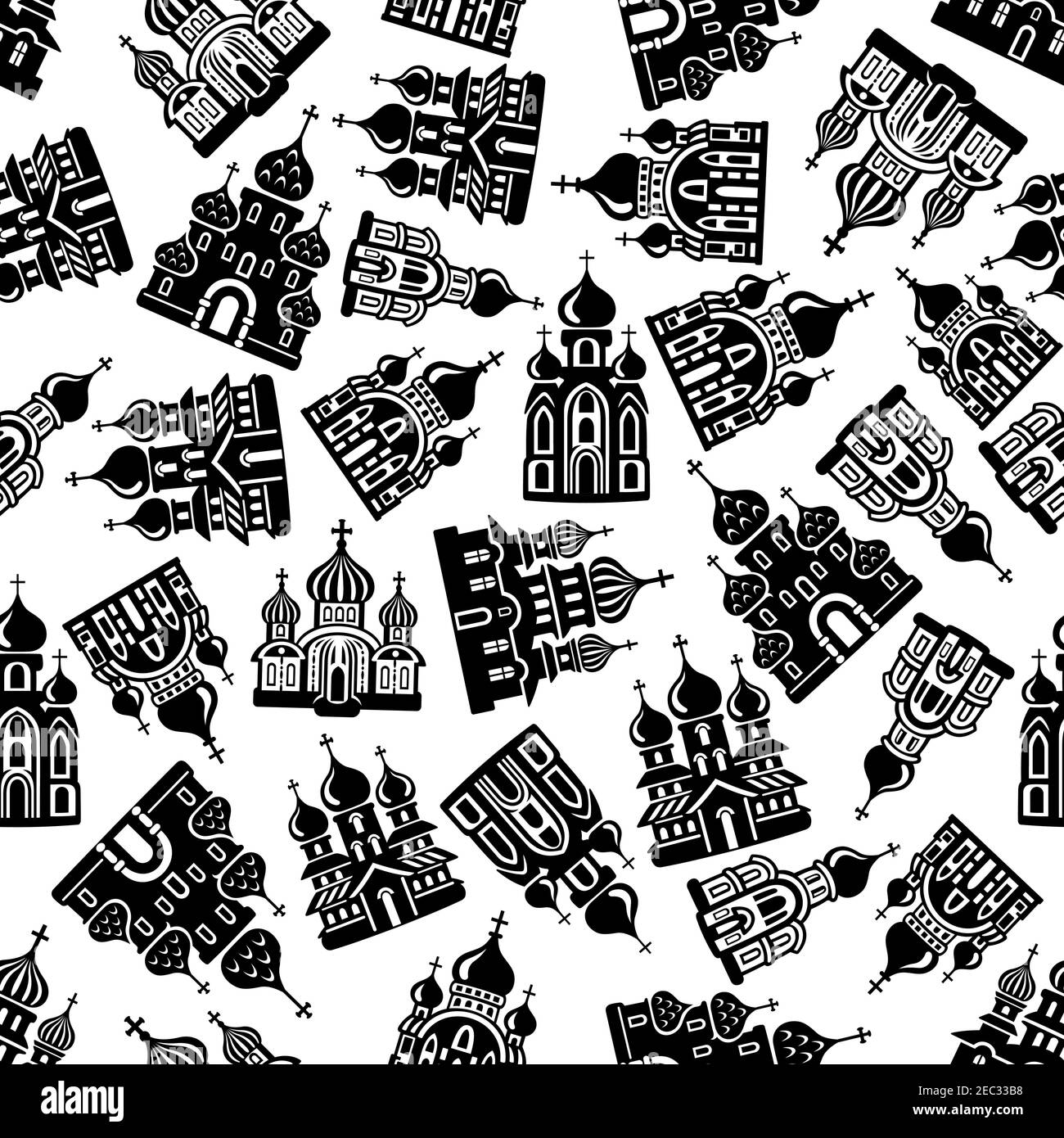 Onion dome churches Stock Vector Images - Alamy