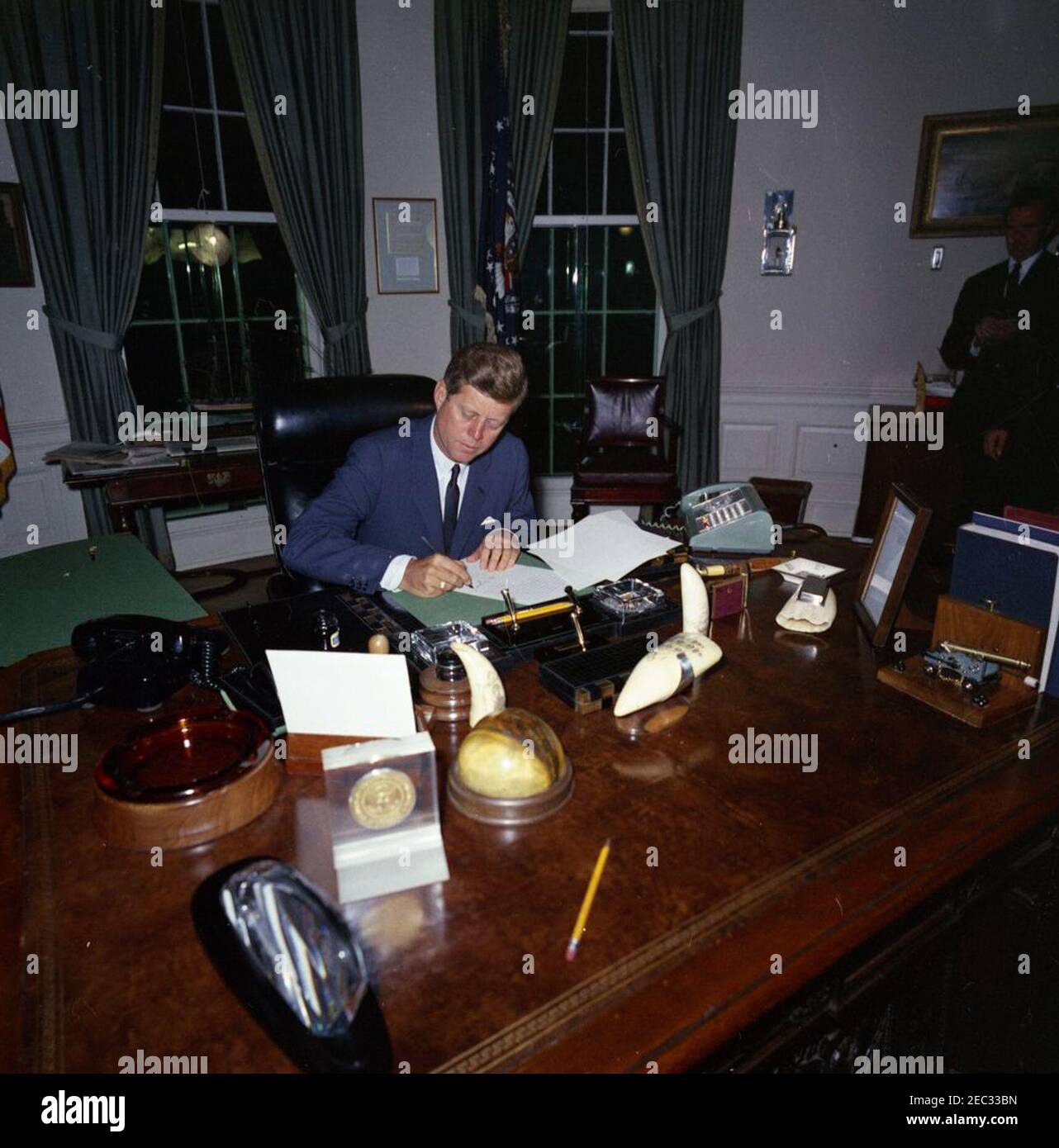 Proclamation signing, Interdiction of the Delivery of Offensive Weapons ...