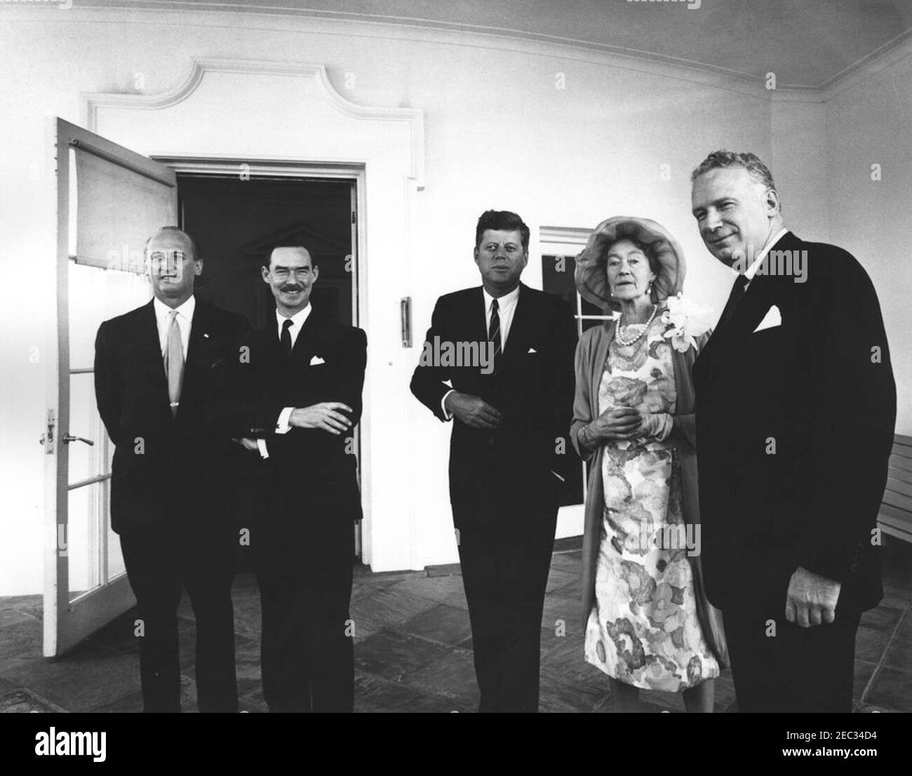 Meeting with Grand Duchess Charlotte of Luxembourg, 4:20PM. President ...