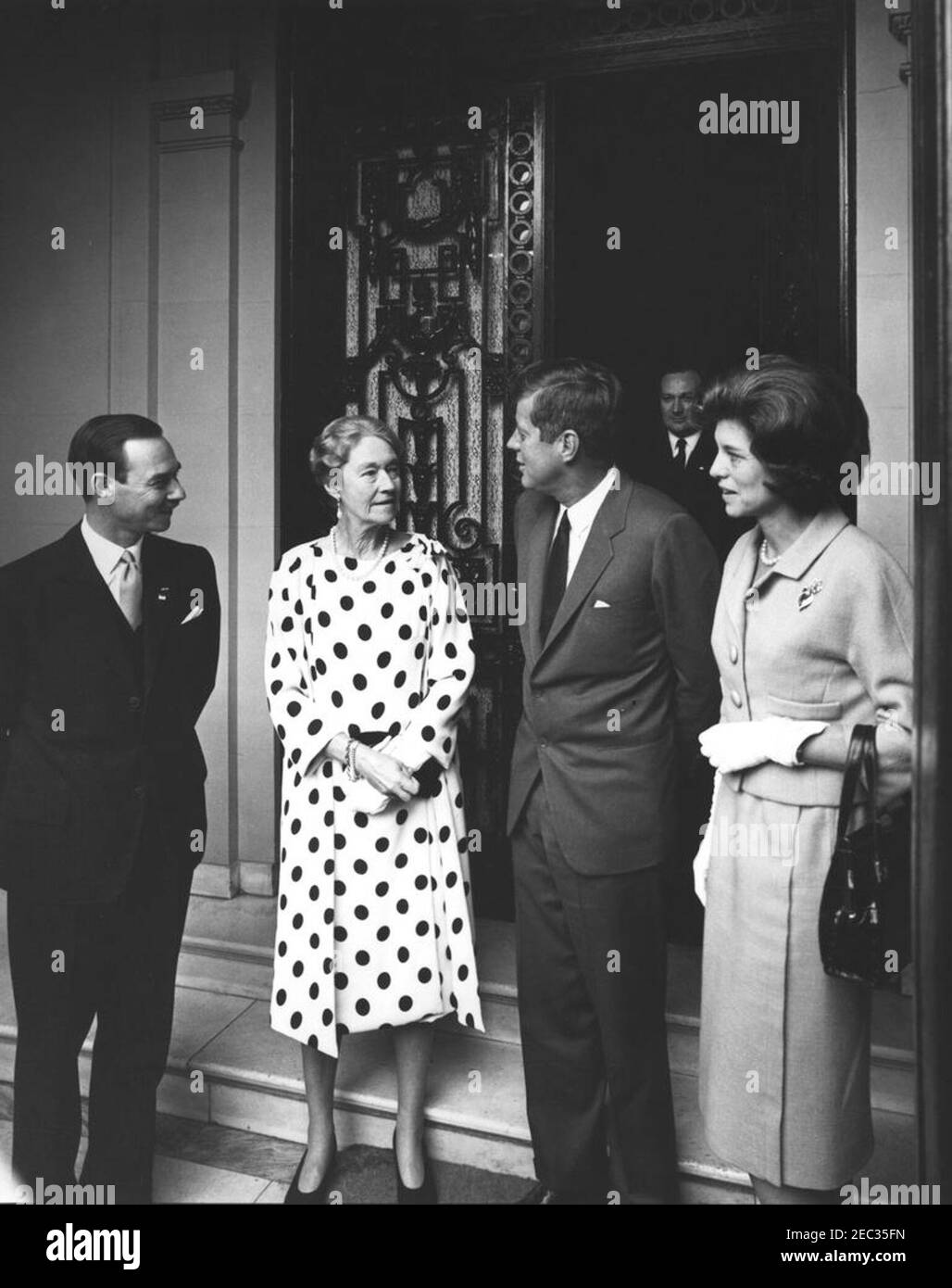 Luncheon in honor of President Kennedy given by the Grand Duchess ...