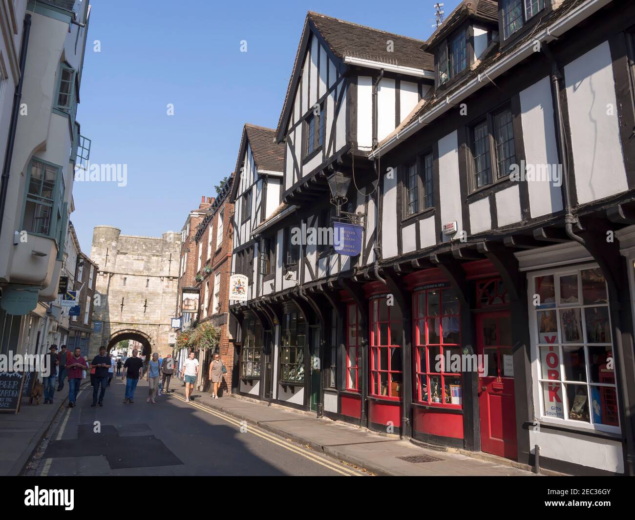 High Petergate Street, York, England Stock Photo - Alamy