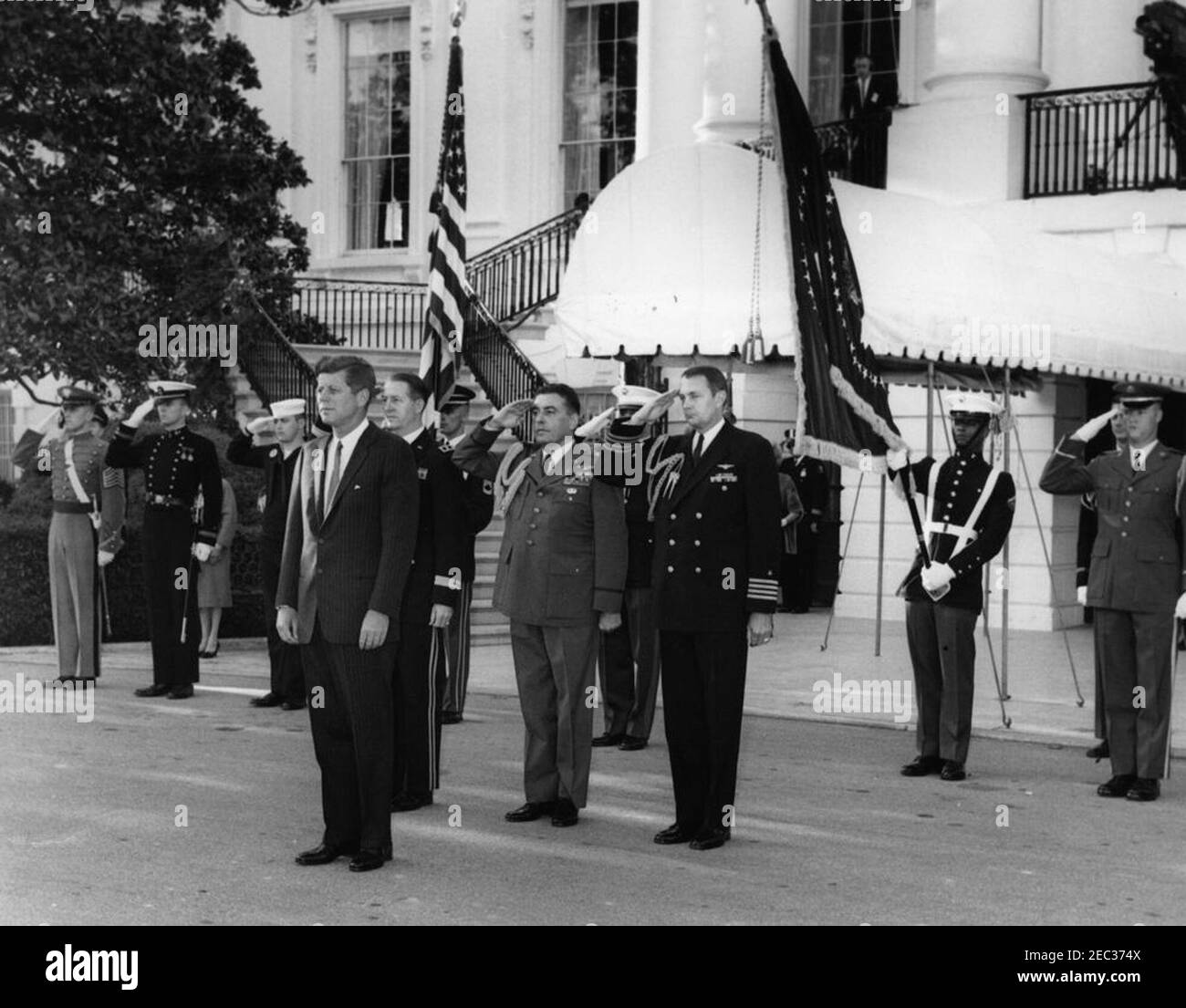 President Kennedy greets recipients of the Congressional Medal of Honor ...