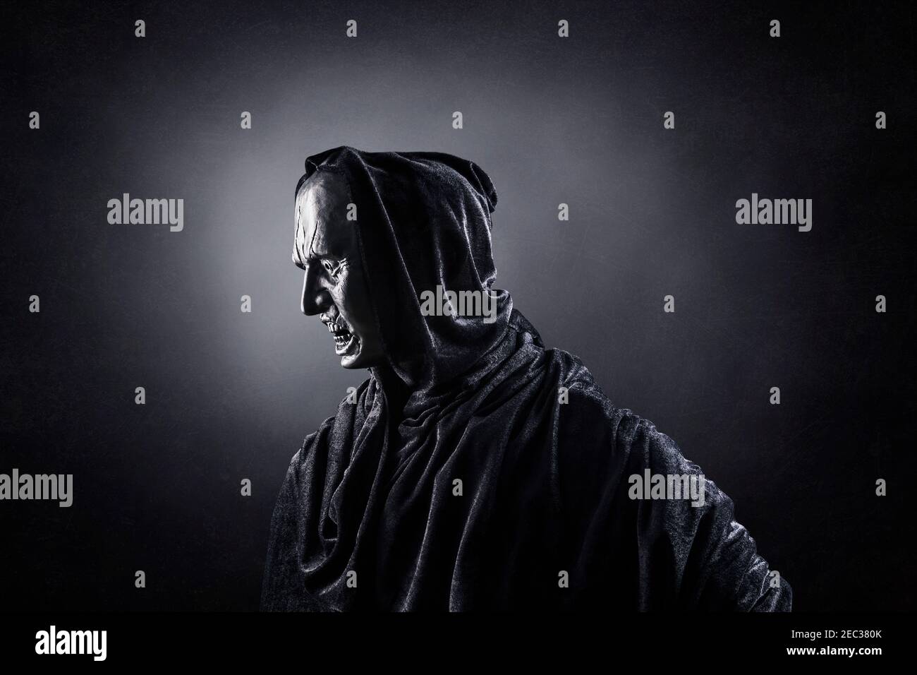 Angry ghost in the dark Stock Photo - Alamy