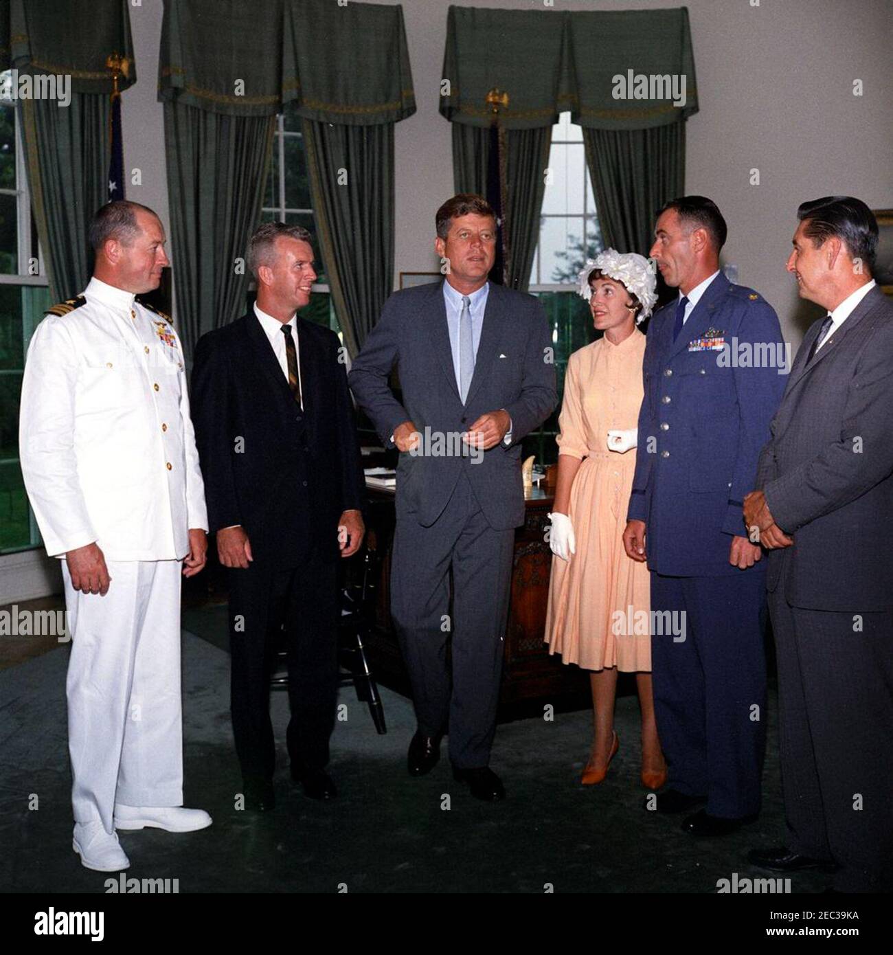 Presentation of the 1961 Collier Trophy, 11:30AM. President John F ...