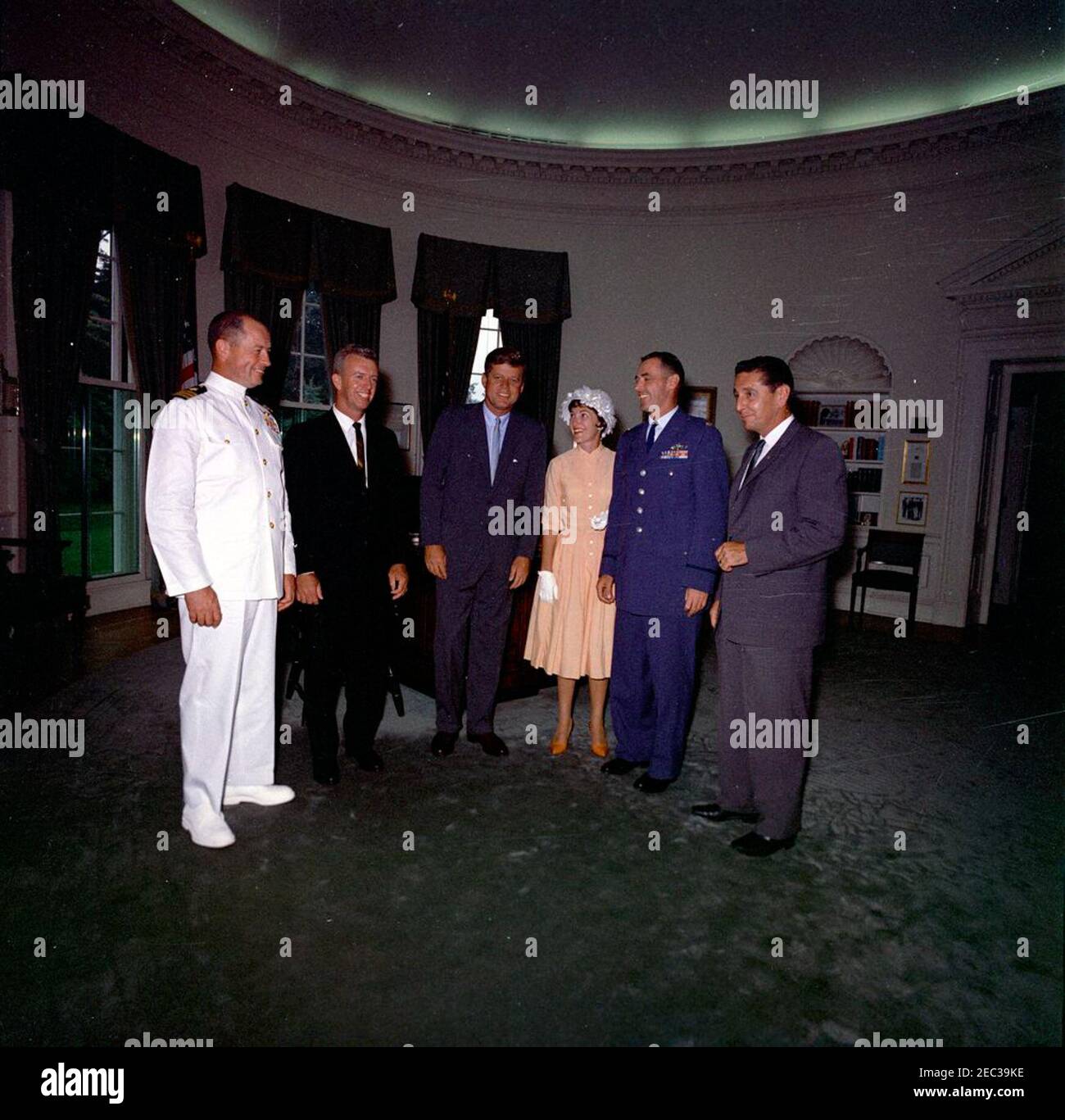 Presentation of the 1961 Collier Trophy, 11:30AM. President John F ...