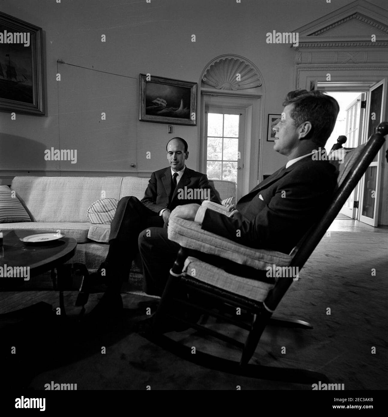 Meeting with Valu00e9ry Giscard du0027Estaing, Finance Minister of ...