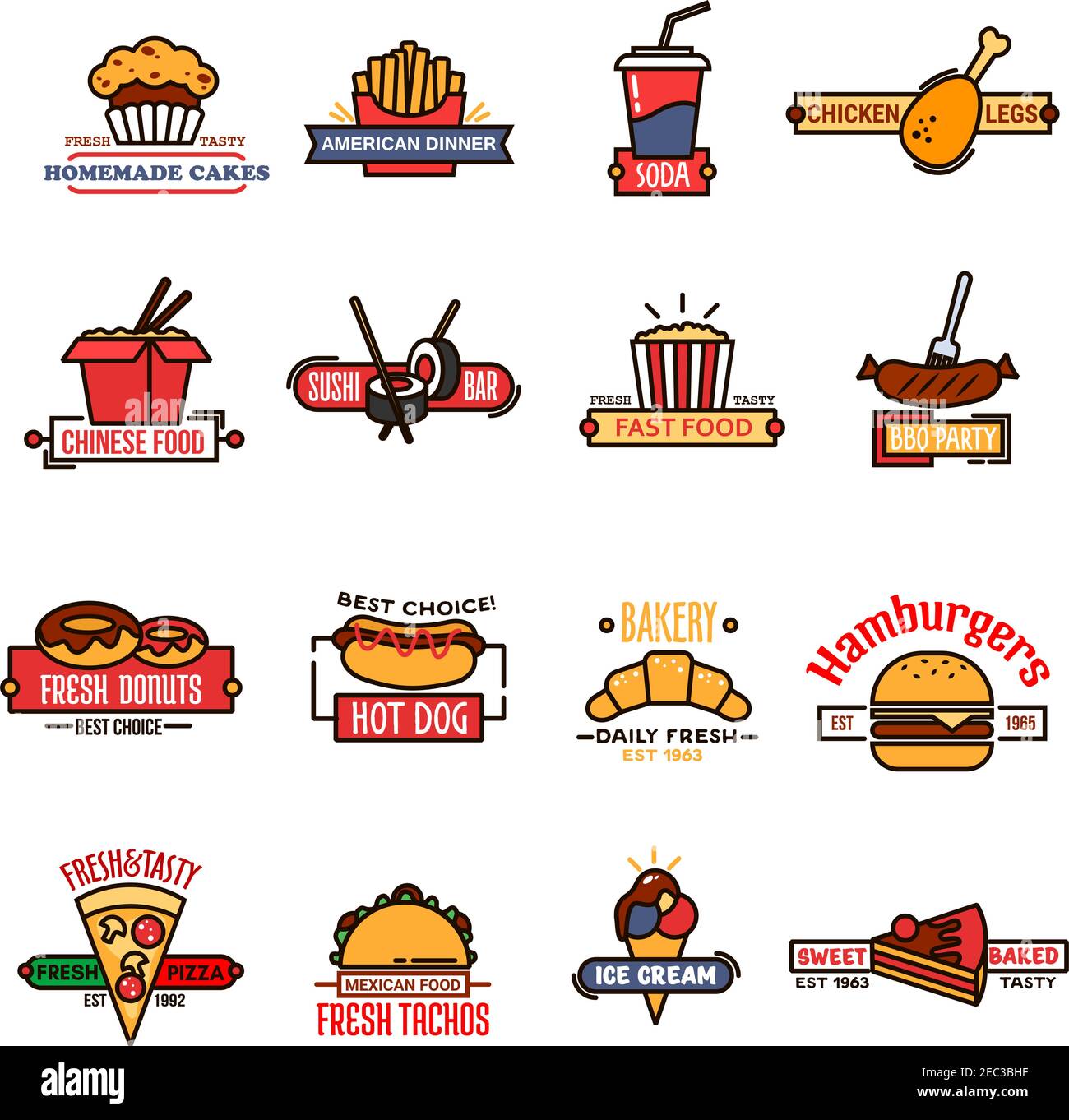 Taco noodle fast food menu restaurant hi-res stock photography and ...