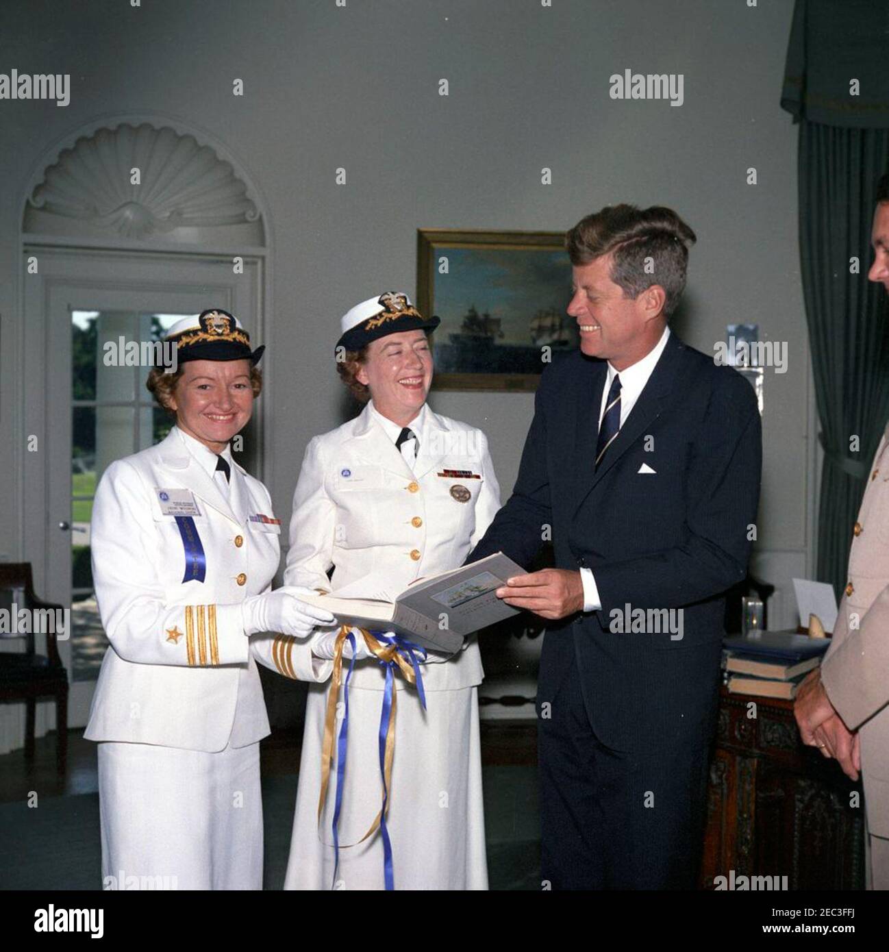 Visit of Captain Winifred Quick Collins, Director of Women Accepted for ...
