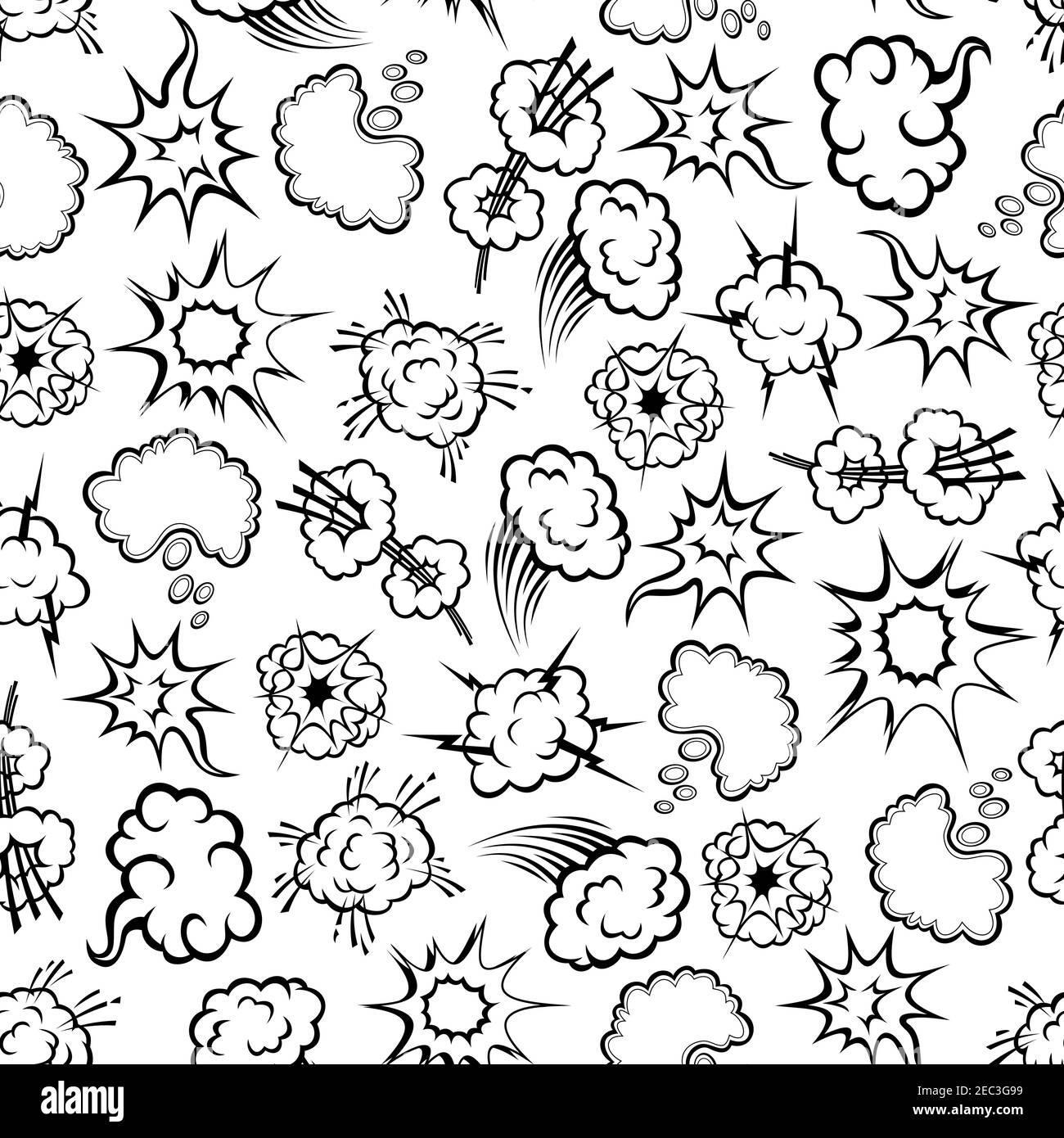 Bomb explosion effect clouds Black and White Stock Photos & Images - Alamy