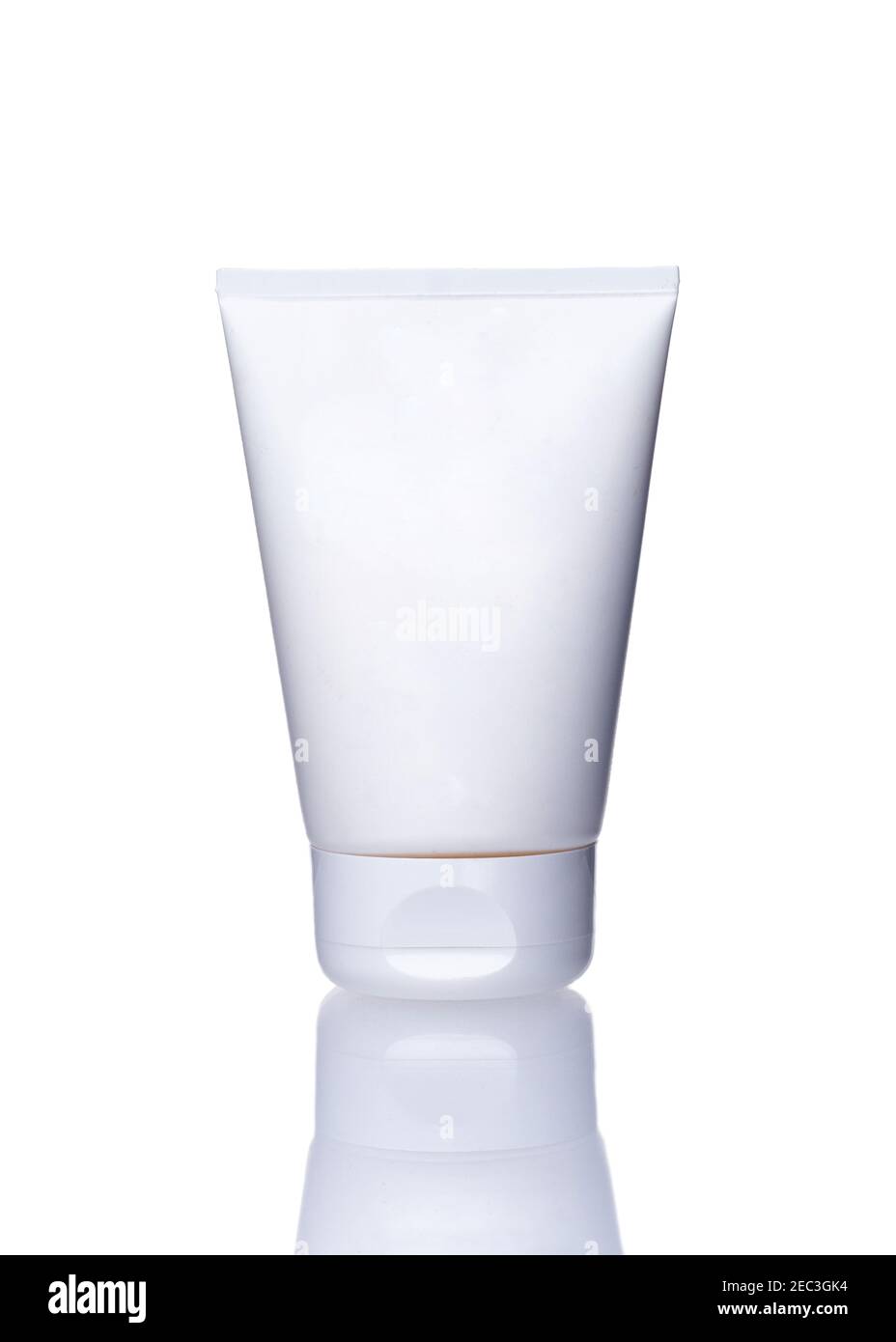 empty tube of cream isolated on white background Stock Photo - Alamy
