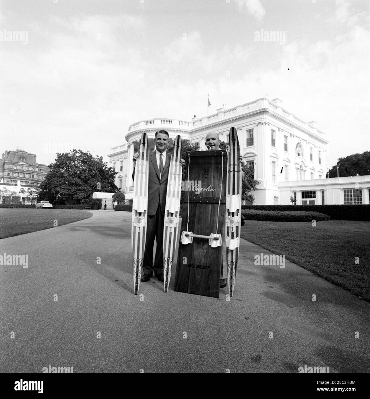 Presidential Assistant David F. Powers and Representative Oren Harris ...