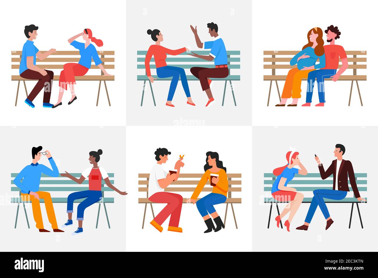 Black guy on park bench Stock Vector Images - Alamy