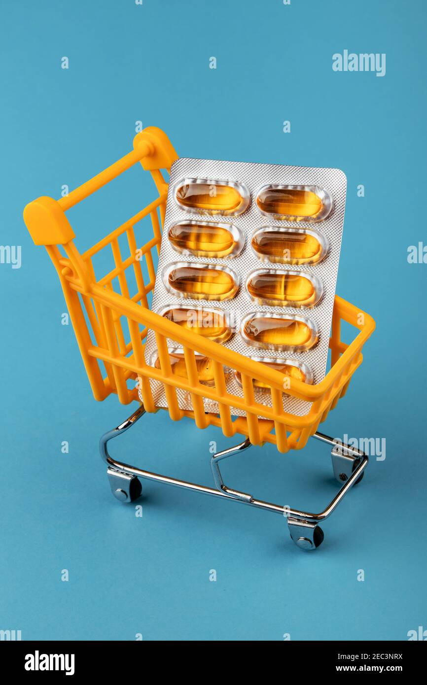 Vitamin d, the gift of the sun, shopping concept Stock Photo - Alamy