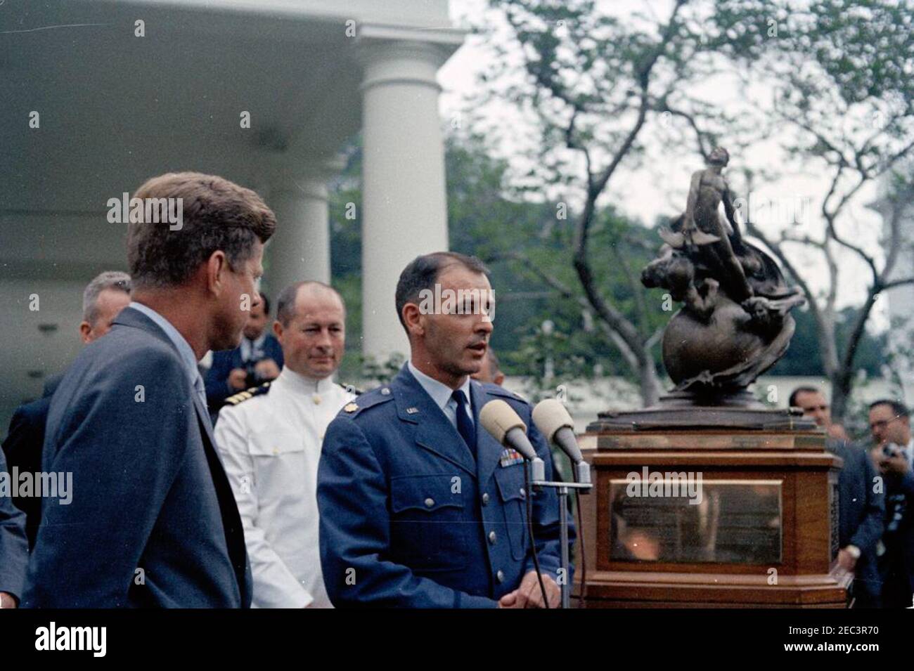 Presentation of the 1961 Collier Trophy, 11:30AM. Major Robert M. White ...