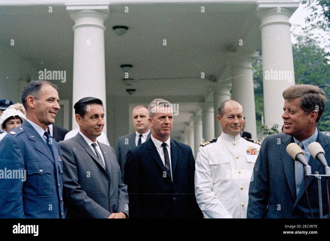 Presentation of the 1961 Collier Trophy, 11:30AM. President John F ...