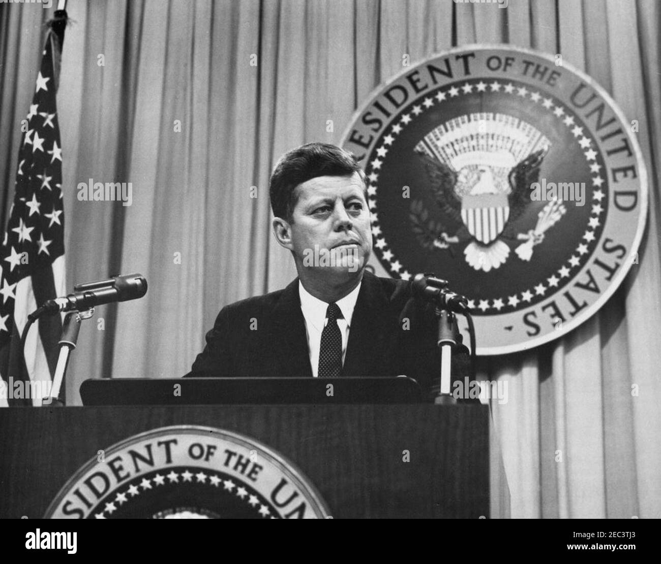 Press Conference, State Department Auditorium, 4:00PM. President John F ...