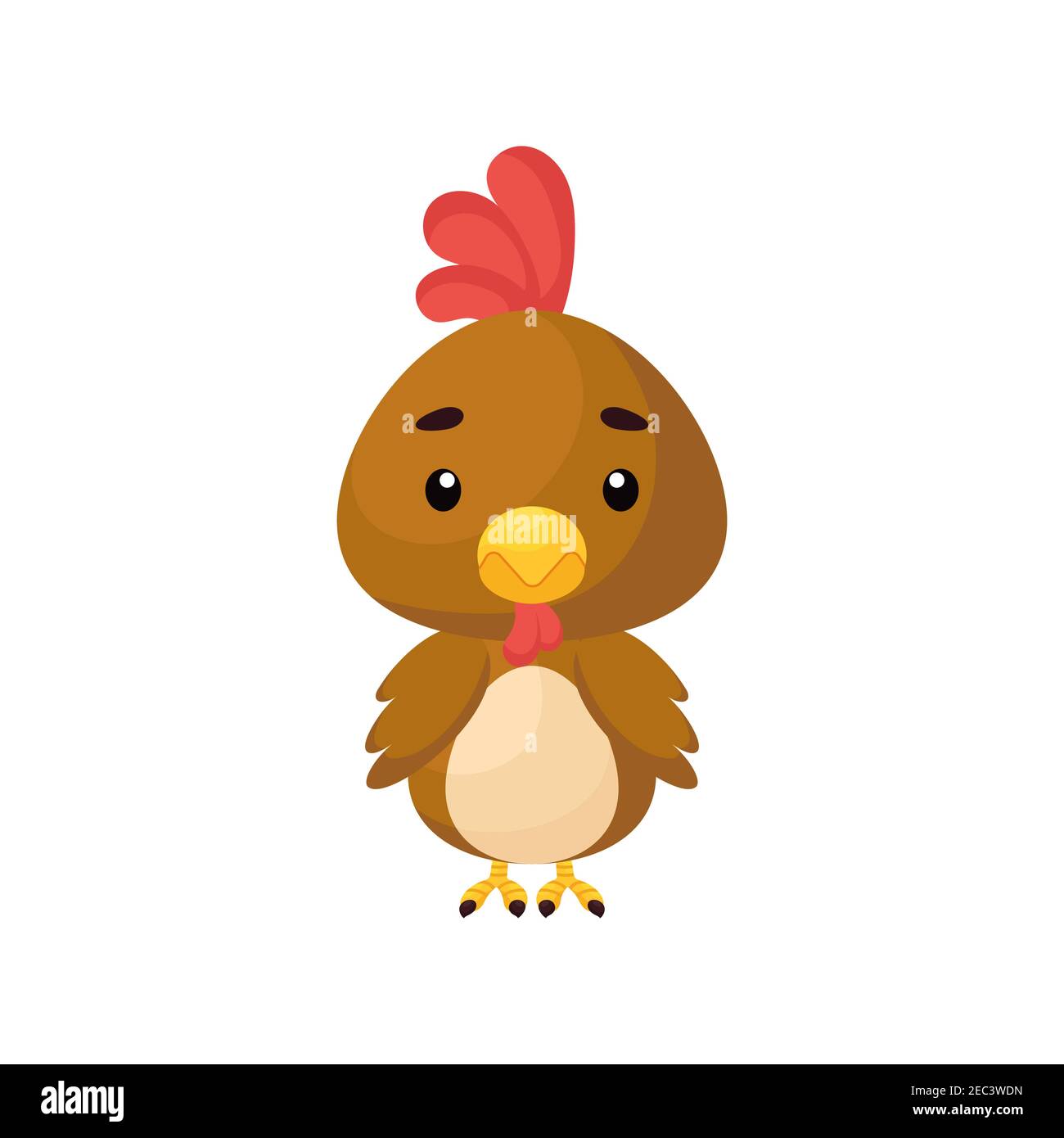 Cute Baby Chicken Cartoon