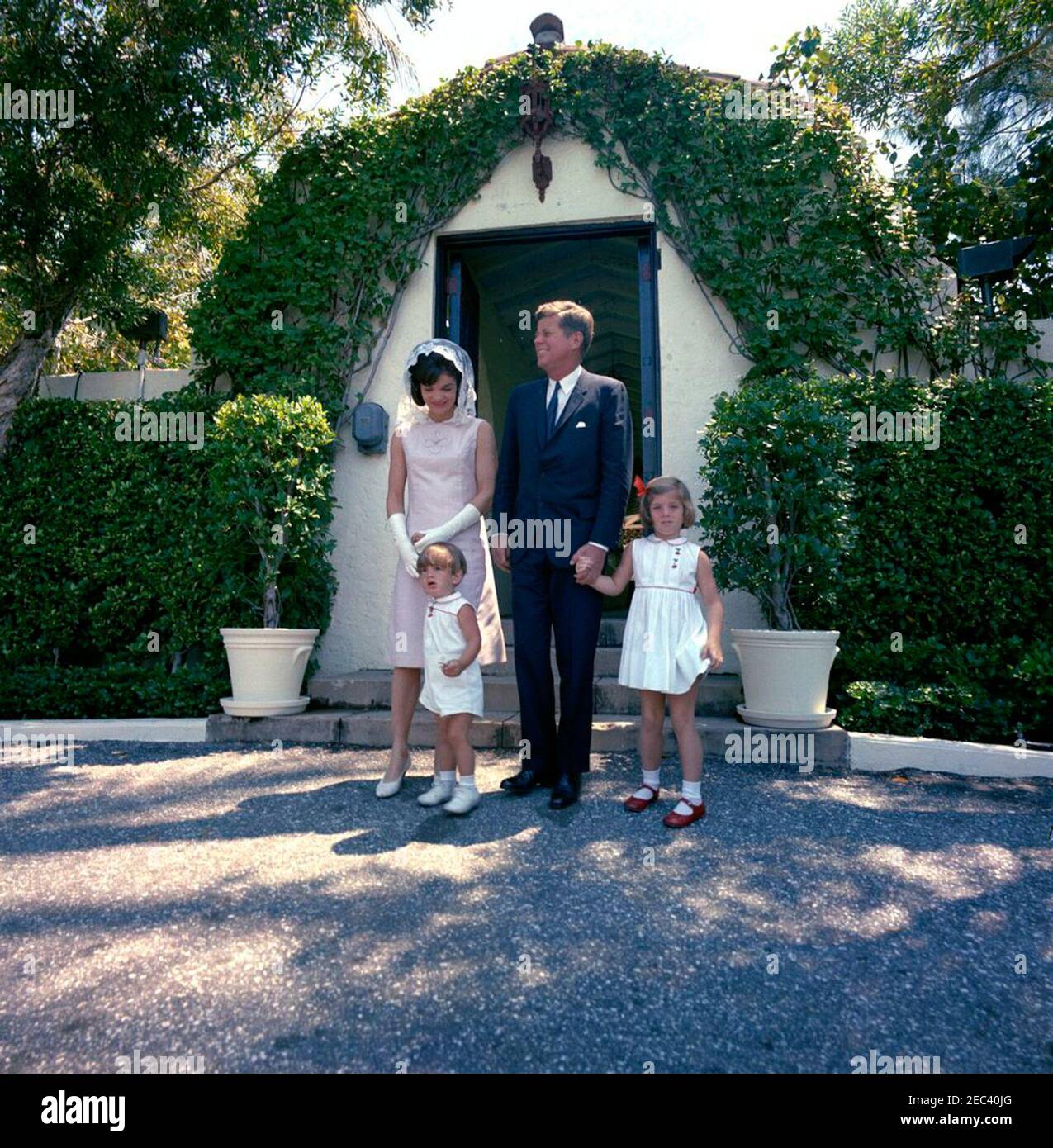 Easter Vacation in Palm Beach, Florida: President Kennedy, Mrs. Kennedy ...