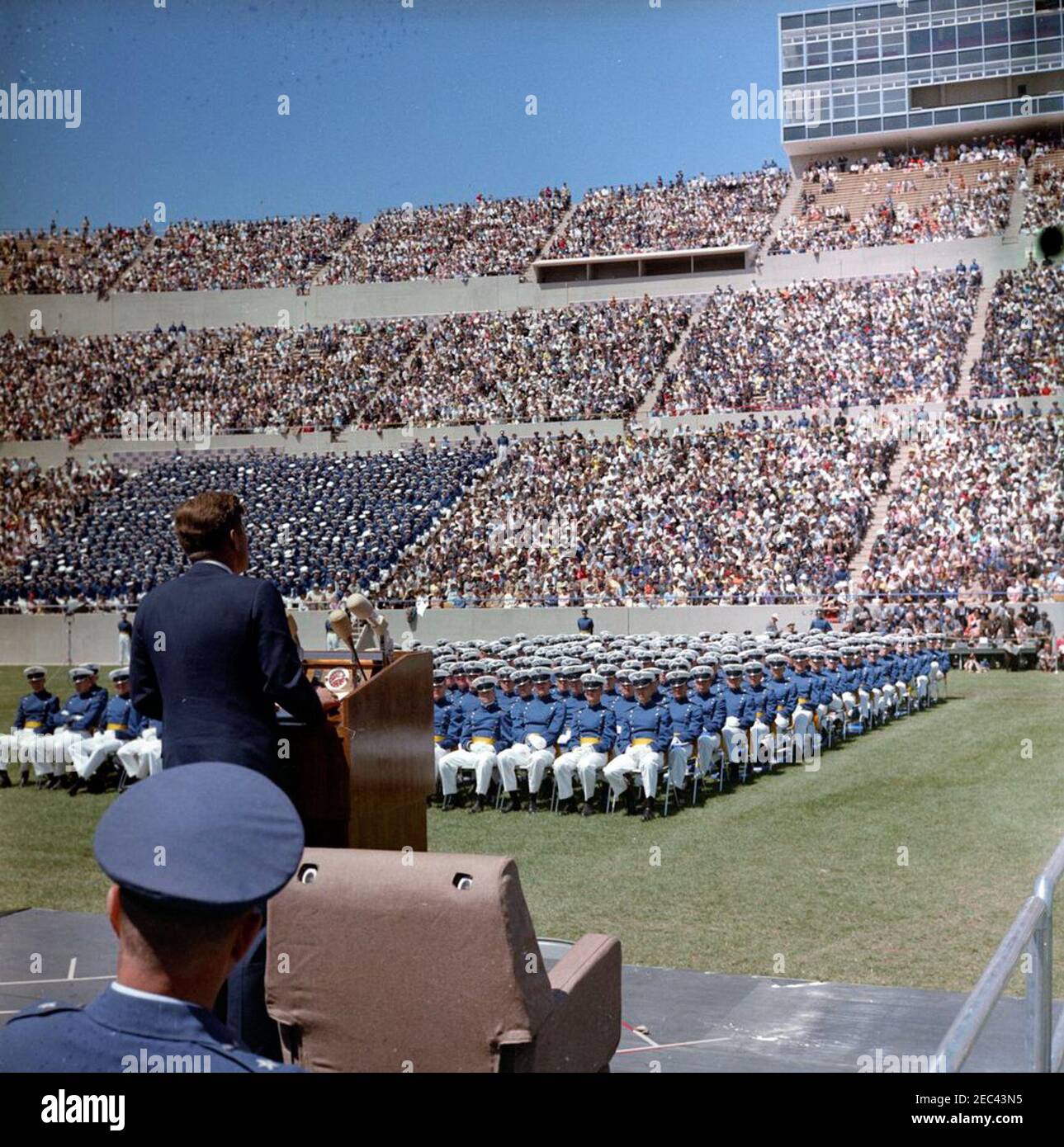 Trip to Western States: President Kennedy at U.S. Air Force (USAF ...