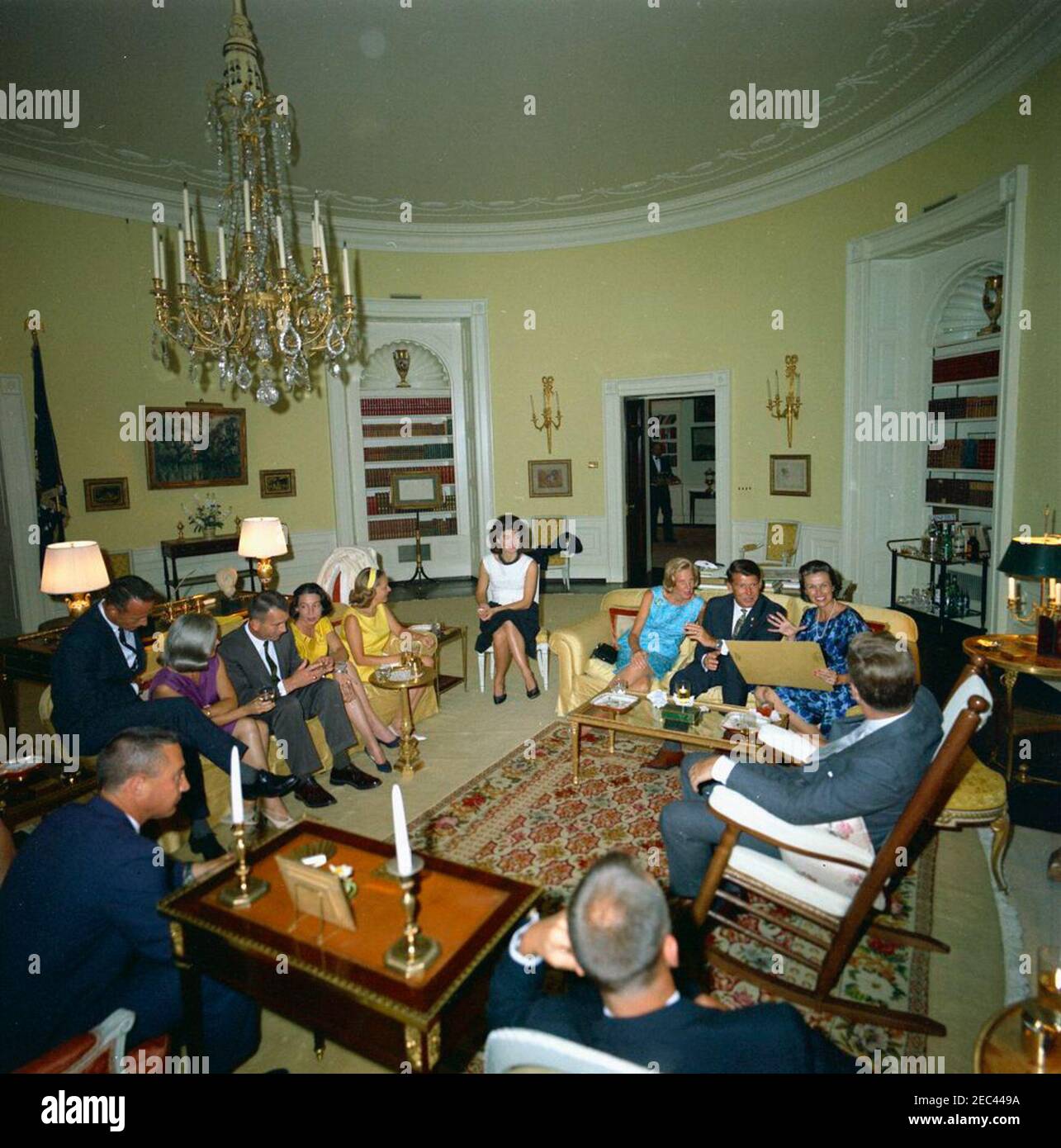 Visit of astronauts Major L. Gordon Cooper, Lieutenant Colonel Virgil I ...