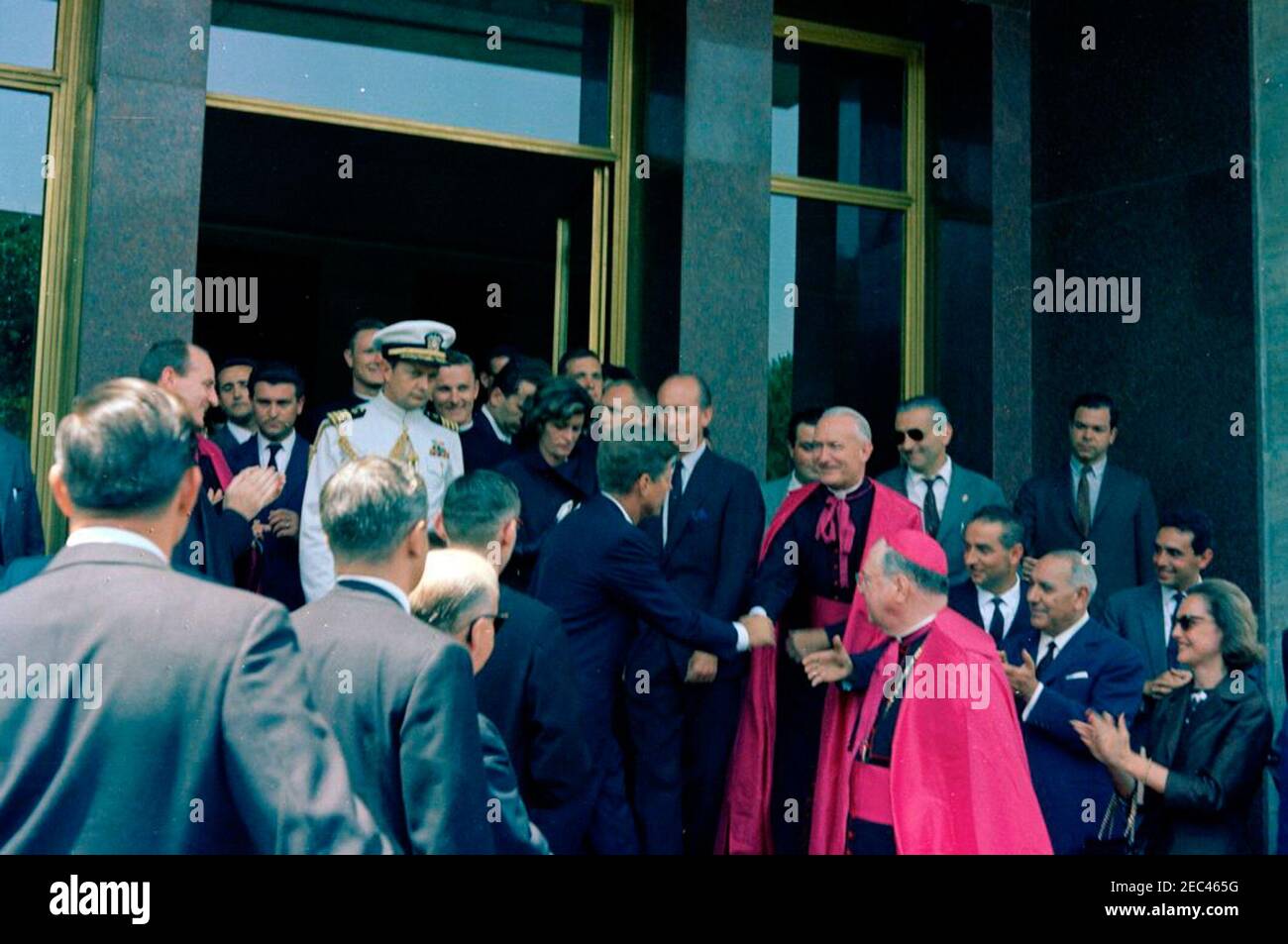 Trip to Europe: Italy, Rome: President Kennedy at the Pontifical North ...