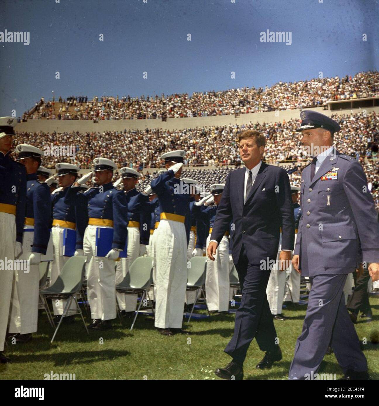 Trip to Western States: President Kennedy at U.S. Air Force (USAF ...
